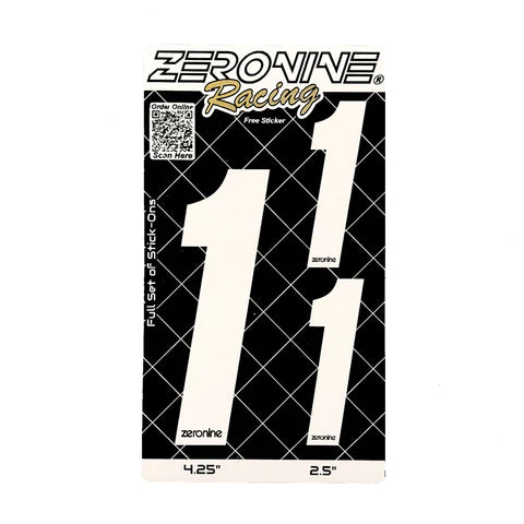 Front Plate Vinyl NUMBER KITS – ZeronineBMX.co